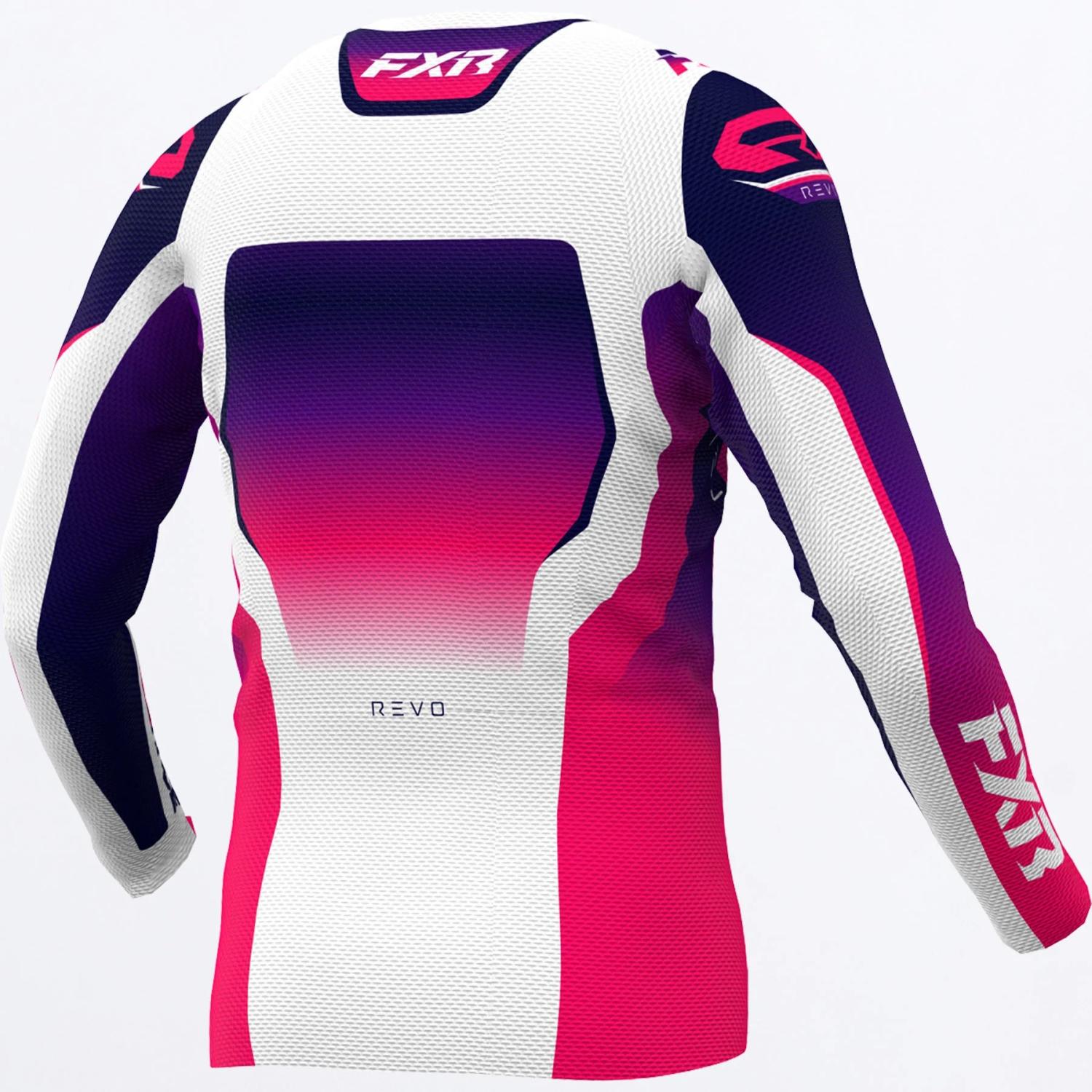 FXR Youth Revo MX Jersey, Color: Razz, Size: L – Arilds Motorsenter