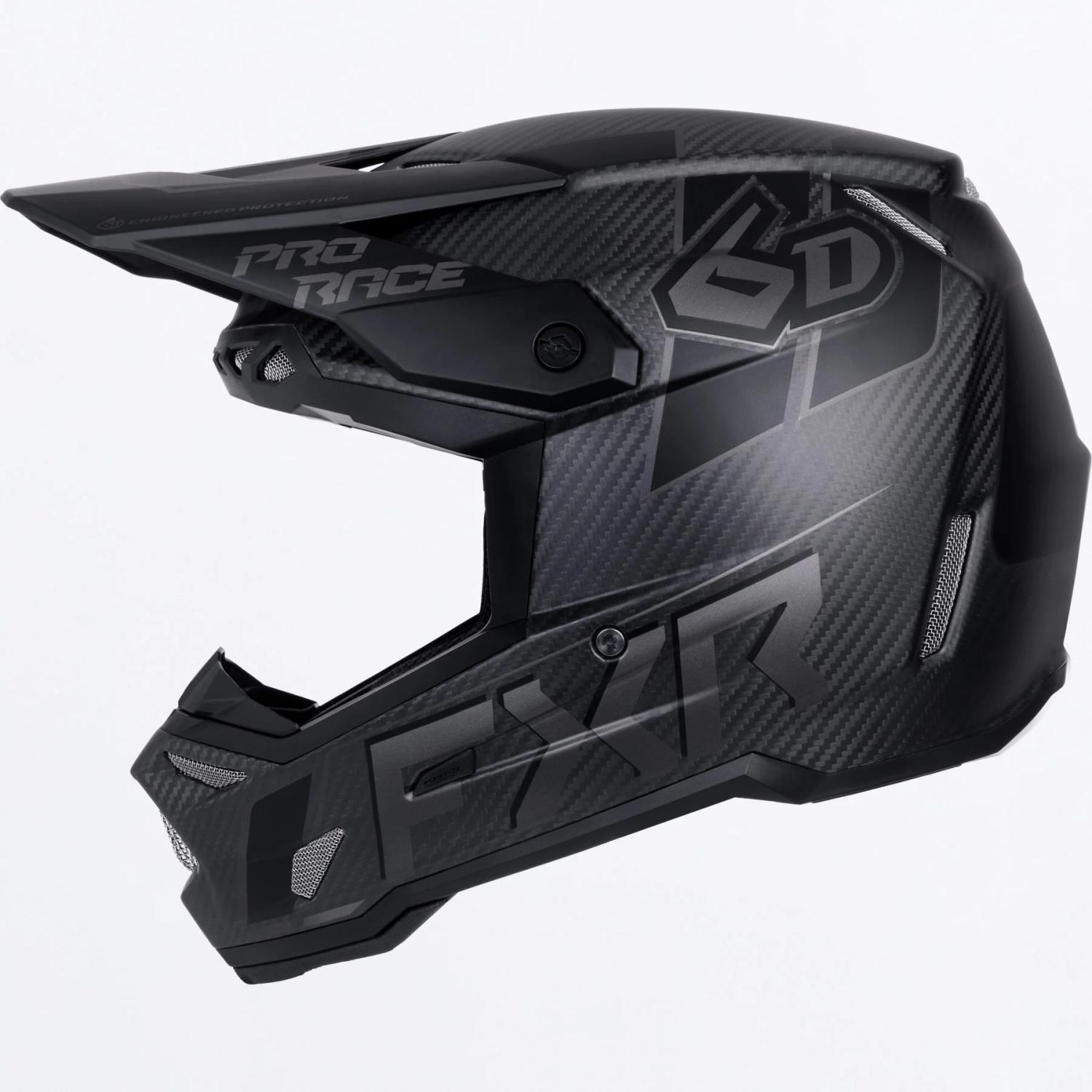FXR 6D ATR-3 FIM Helmet, Color: Black, Size: L – Arilds Motorsenter