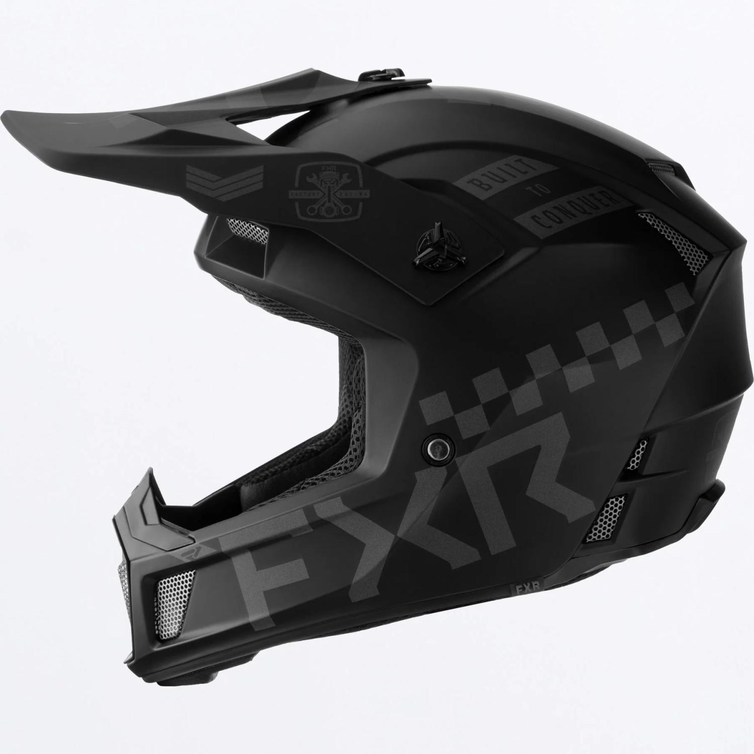 FXR Clutch Gladiator Helmet, Color: Black Ops, Size: 3XL – Arilds ...